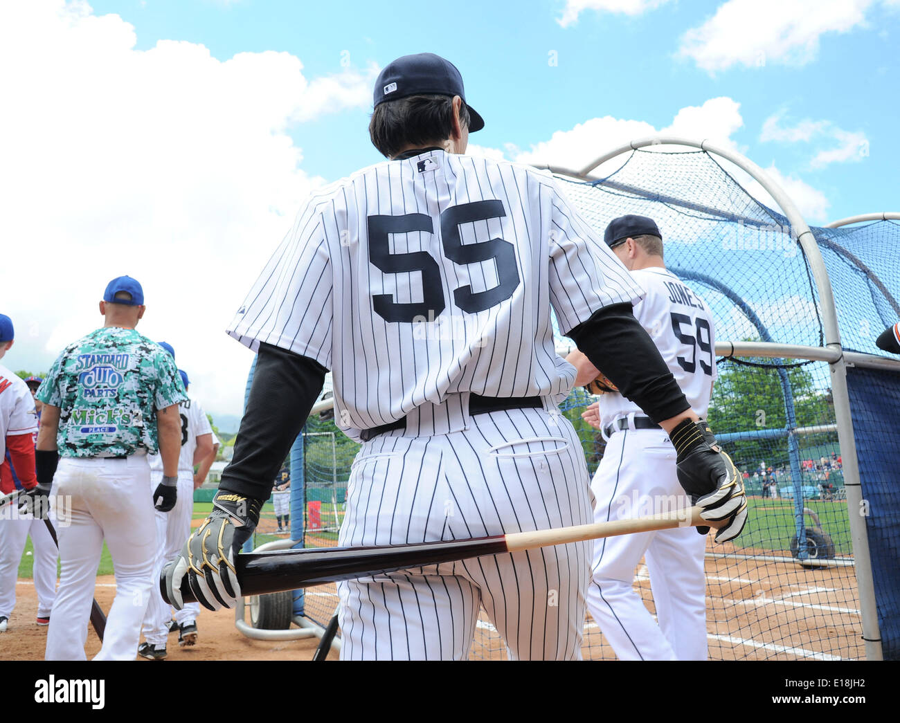 Cooperstown, New York, USA. 24th May, 2014. Hideki Matsui (Yankees) MLB ...