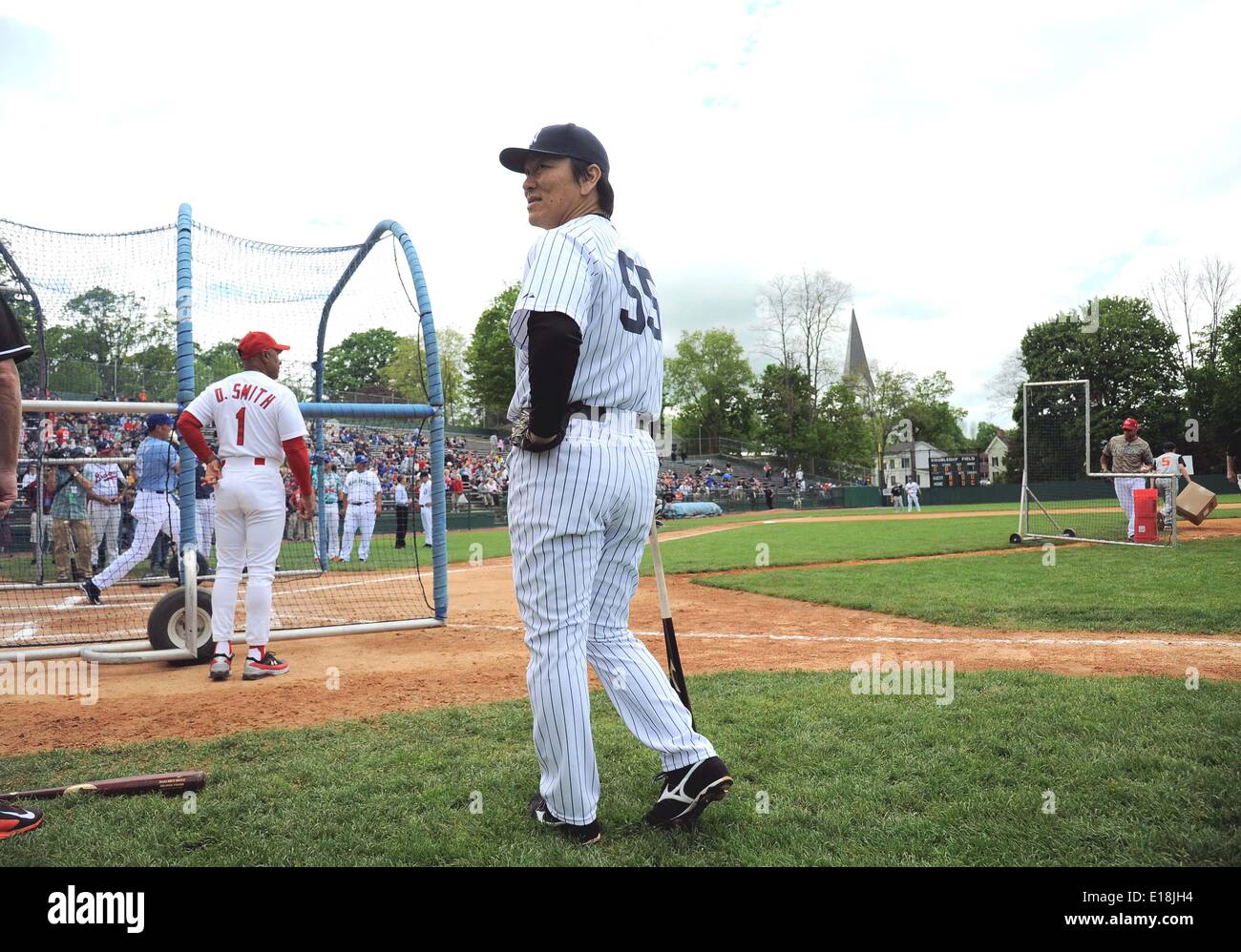 Cooperstown, New York, USA. 24th May, 2014. Hideki Matsui (Yankees) MLB ...