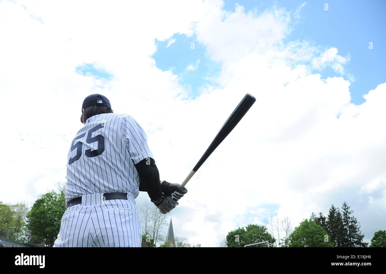 Cooperstown, New York, USA. 24th May, 2014. Hideki Matsui (Yankees) MLB ...