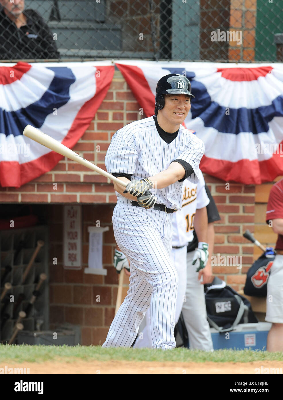 Cooperstown, New York, USA. 24th May, 2014. Hideki Matsui (Yankees) MLB ...