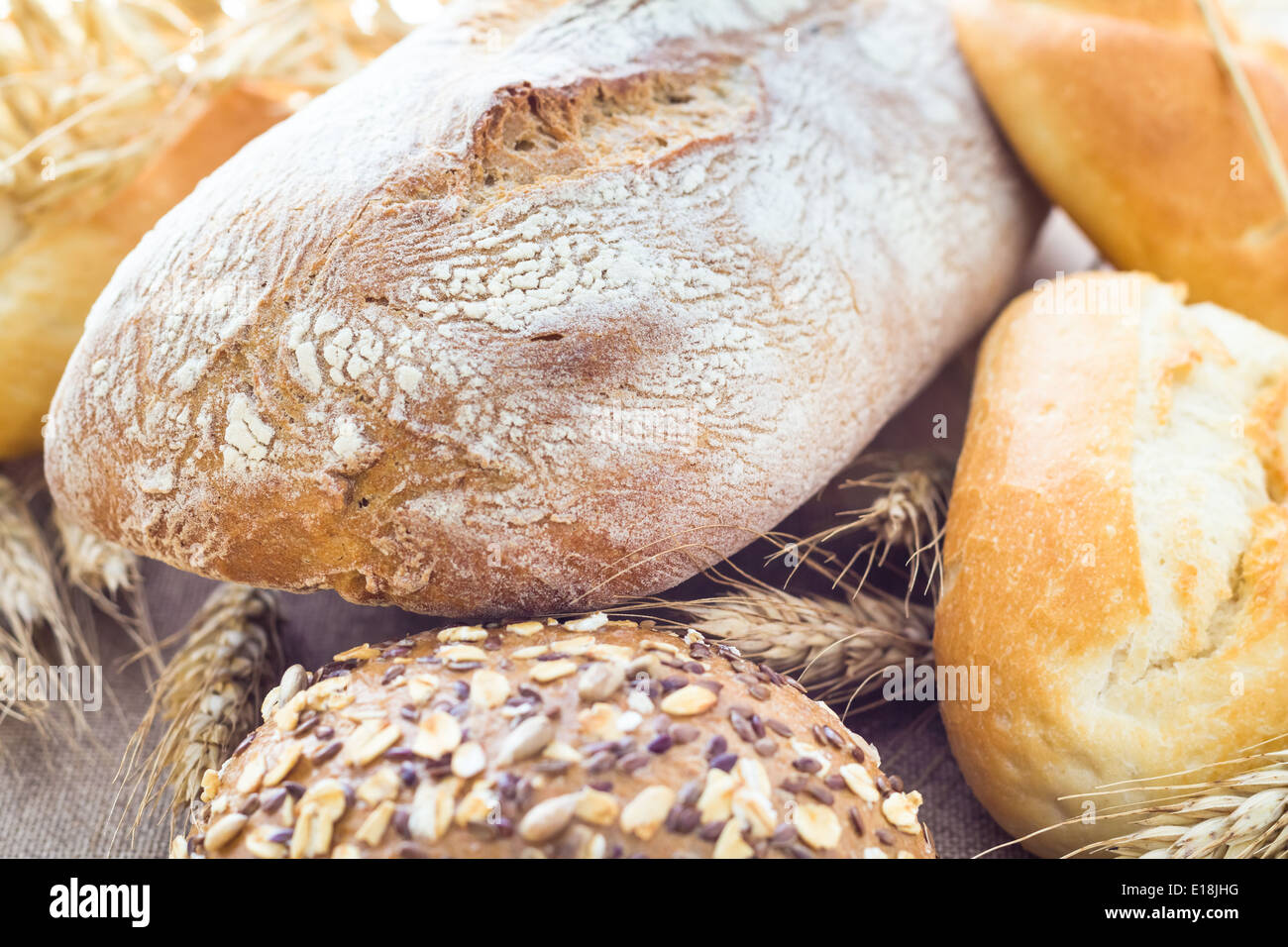 Bread loaf shapes hi-res stock photography and images - Alamy