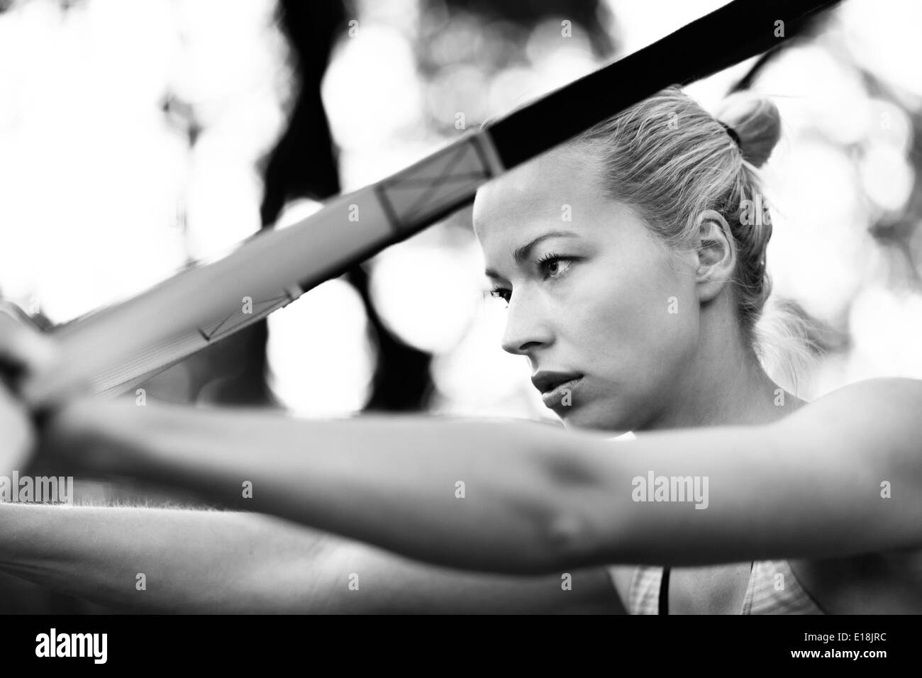 Tree stretching Black and White Stock Photos & Images - Alamy