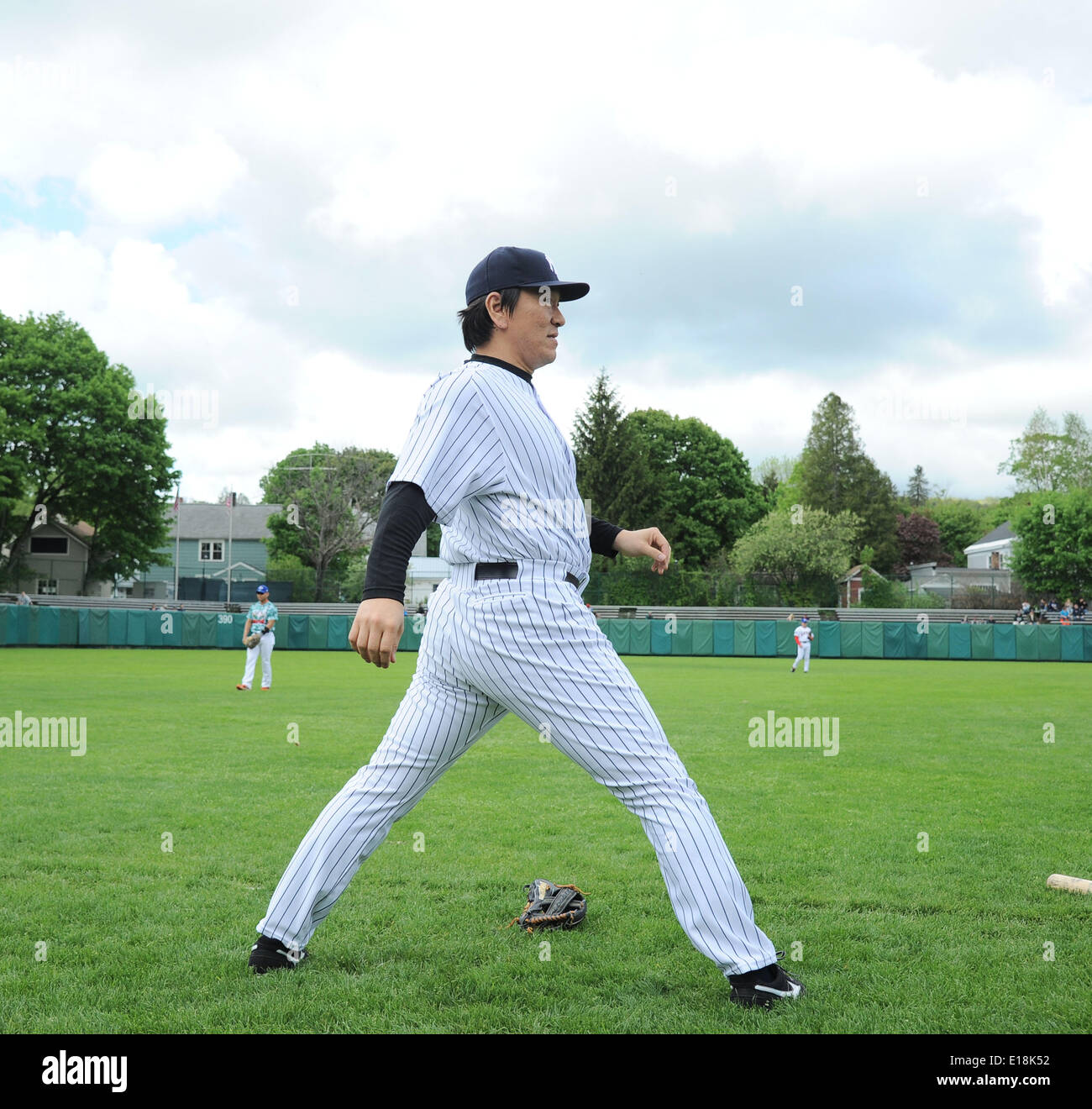 Cooperstown, New York, USA. 24th May, 2014. Hideki Matsui (Yankees) MLB ...