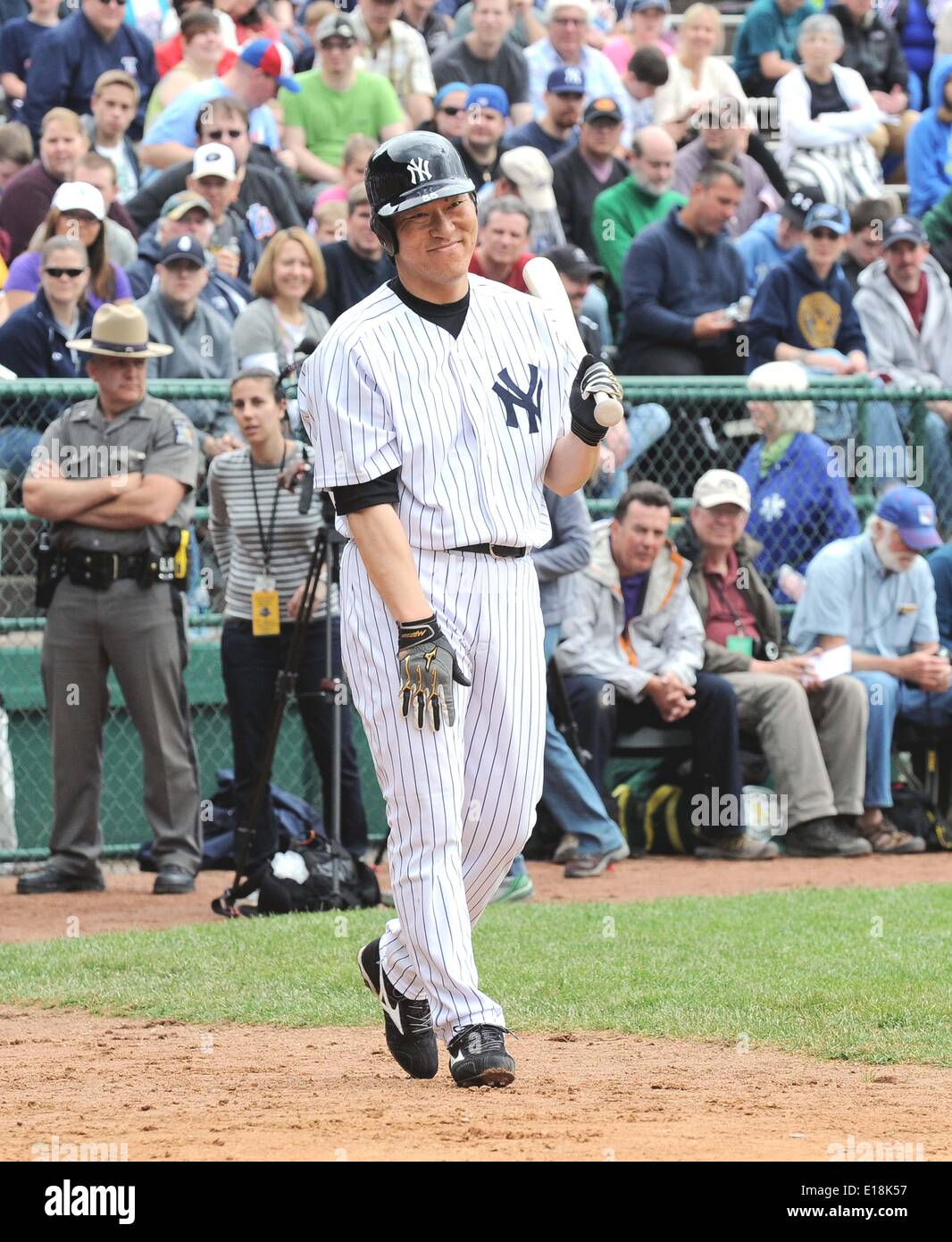 Cooperstown, New York, USA. 24th May, 2014. Hideki Matsui (Yankees) MLB ...