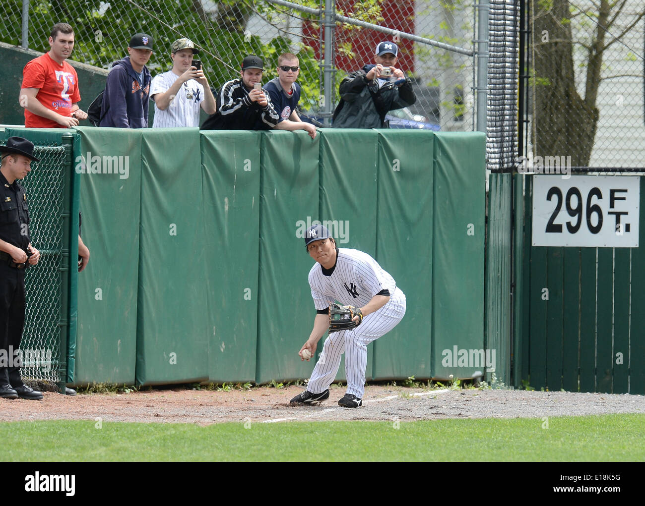 Cooperstown, New York, USA. 24th May, 2014. Hideki Matsui (Yankees) MLB ...