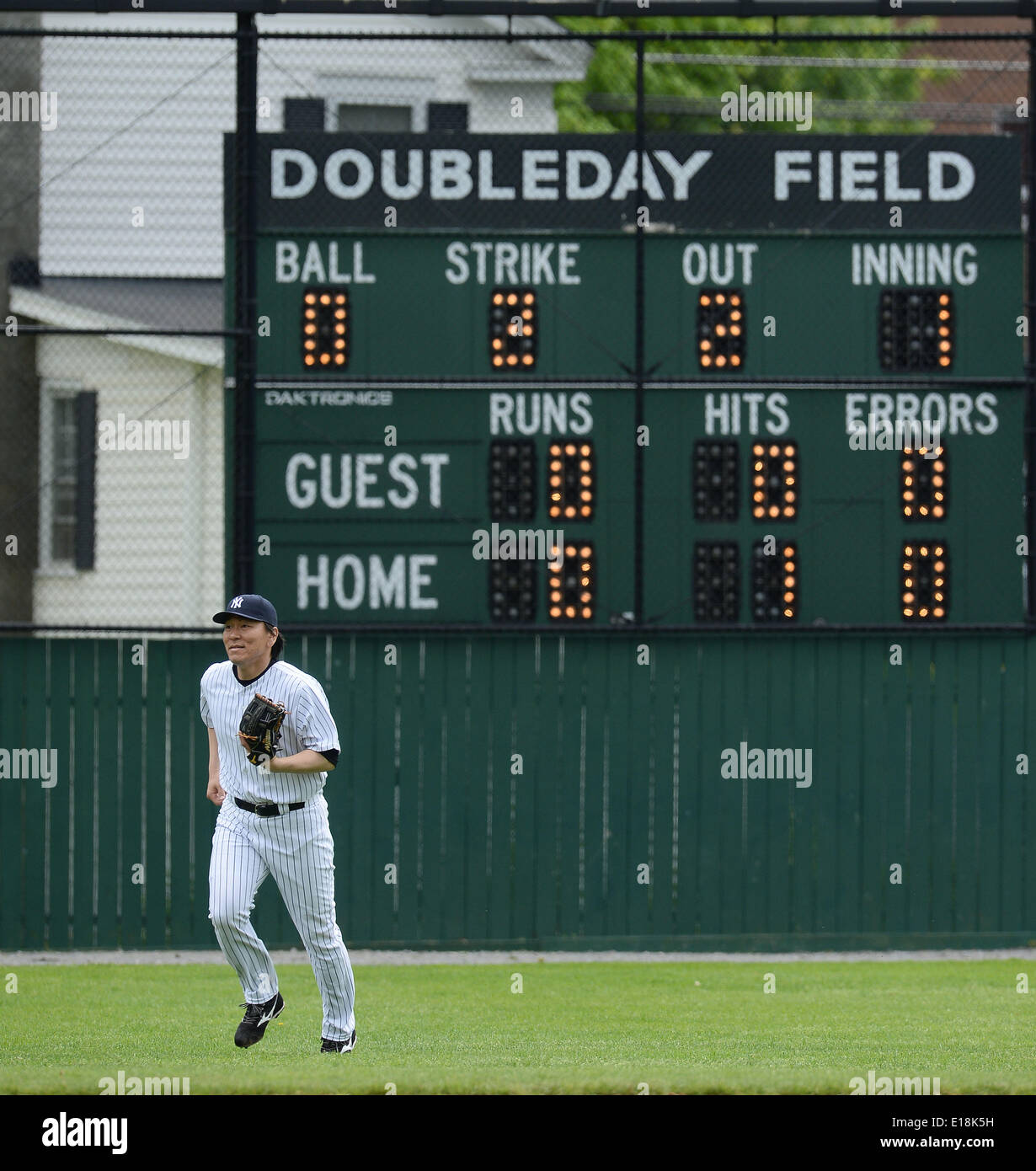 Cooperstown, New York, USA. 24th May, 2014. Hideki Matsui (Yankees) MLB ...