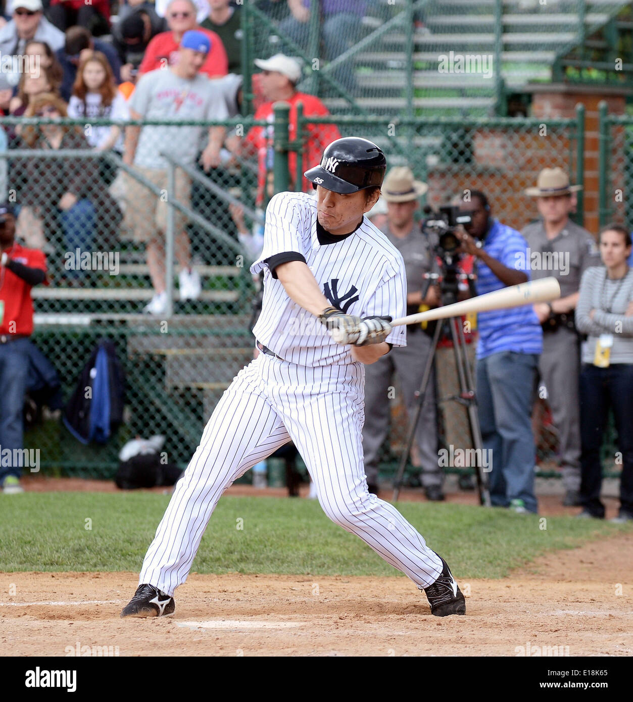 Cooperstown, New York, USA. 24th May, 2014. Hideki Matsui (Yankees) MLB ...