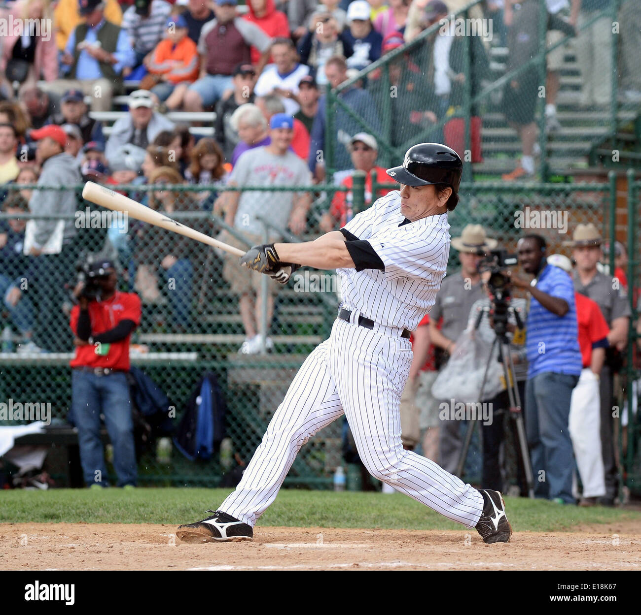 Cooperstown, New York, USA. 24th May, 2014. Hideki Matsui (Yankees) MLB ...