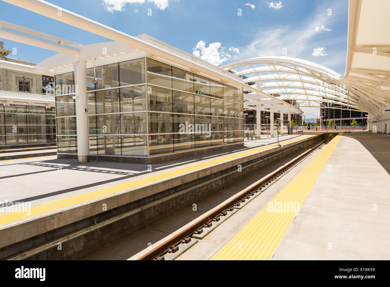 Progress of redevelopment of Union Station in Denver Stock Photo - Alamy