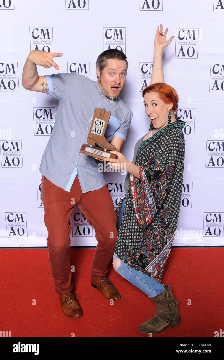Toronto, Canada. 26th May 2014. The 2014 CMAO (Country Music ...