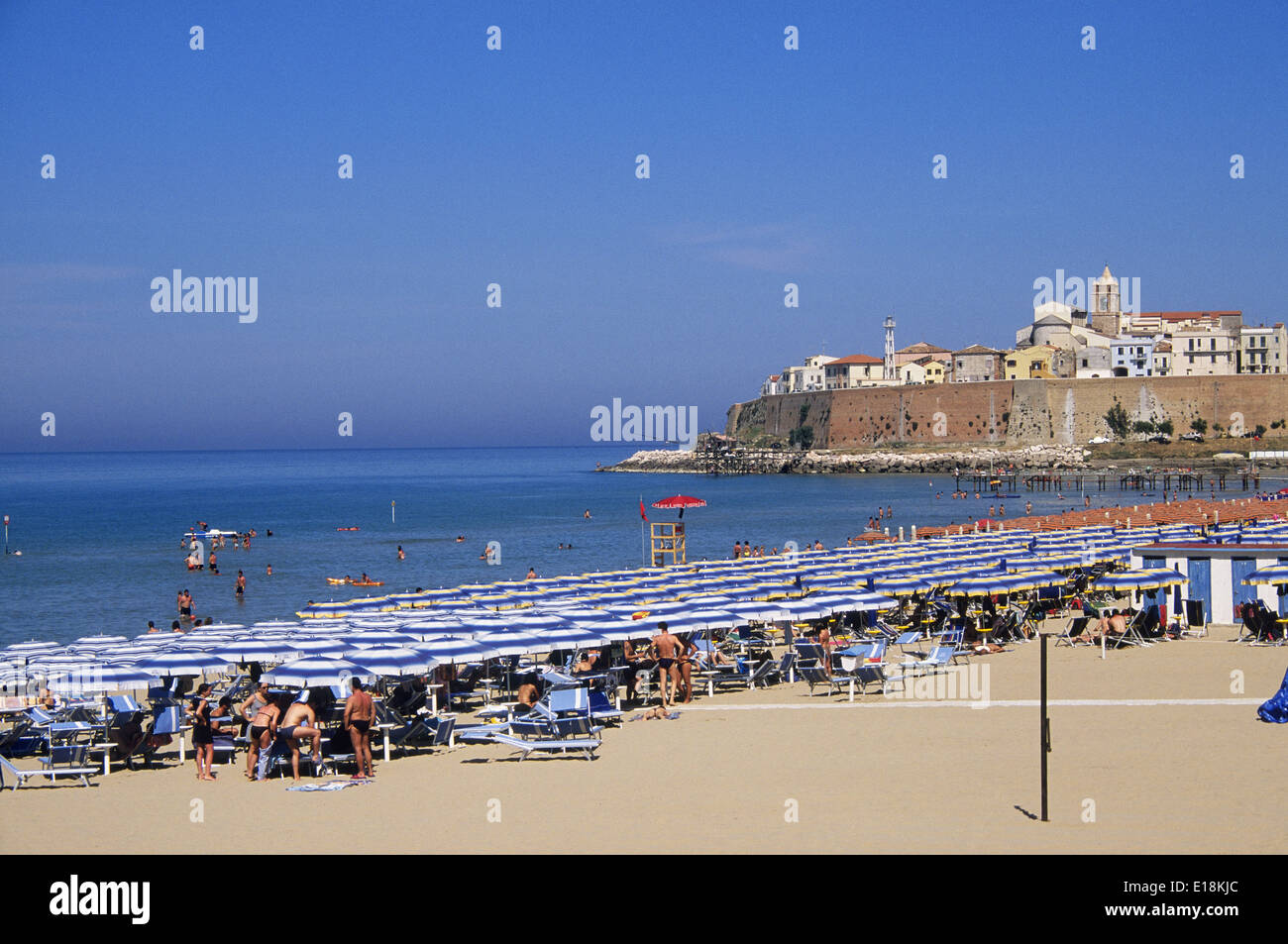 beach, termoli, puglia, italy, europe Stock Photo - Alamy