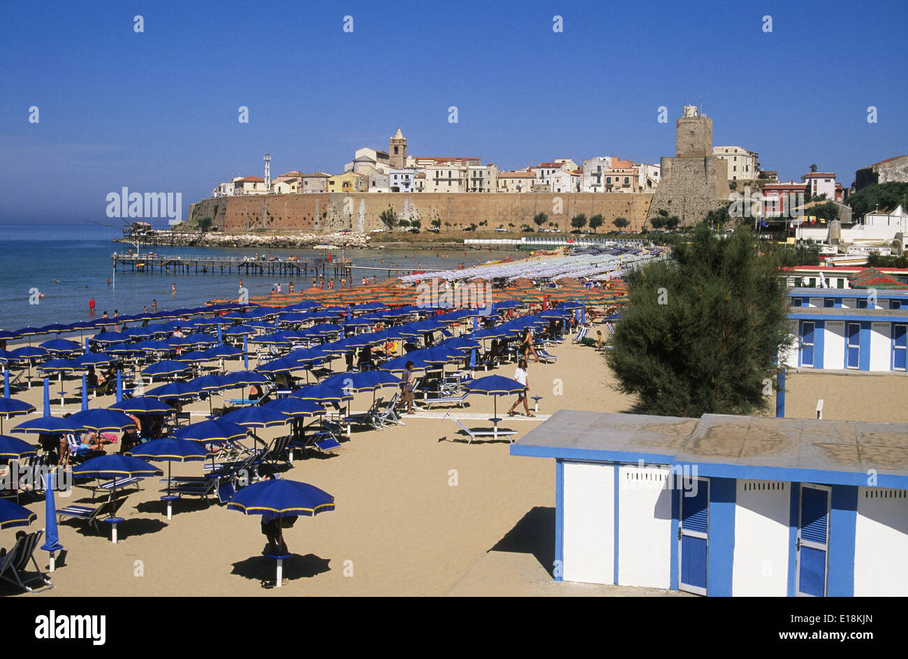 beach, termoli, puglia, italy, europe Stock Photo - Alamy