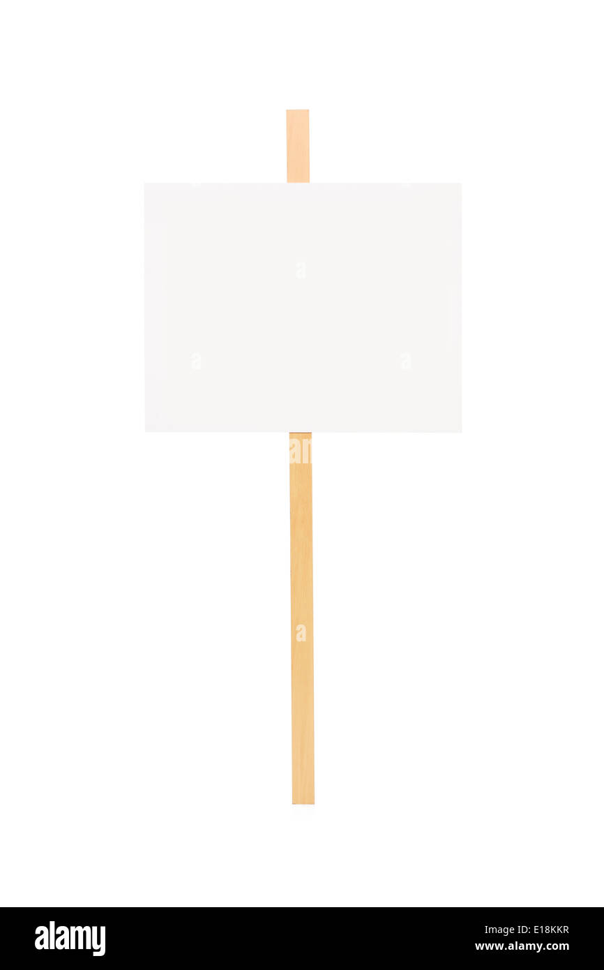 Banner Blank Stick High Resolution Stock Photography and Images - Alamy