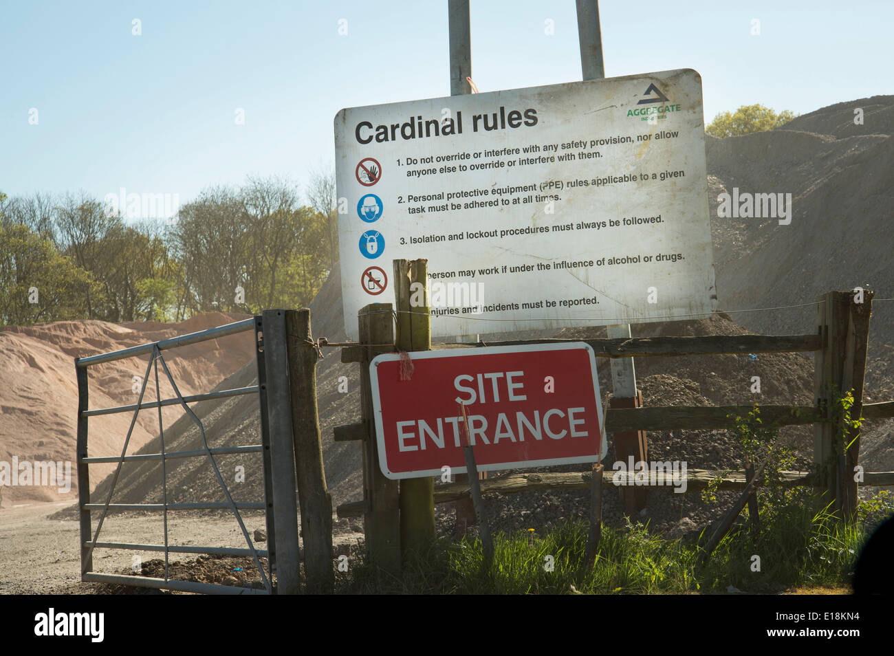 Industrial safety sign hi-res stock photography and images - Alamy