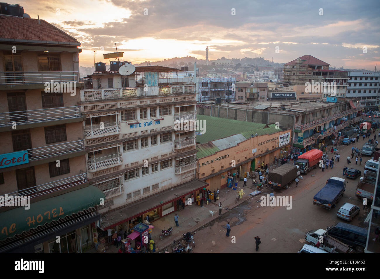 Kampala, Uganda street scene Stock Photo - Alamy