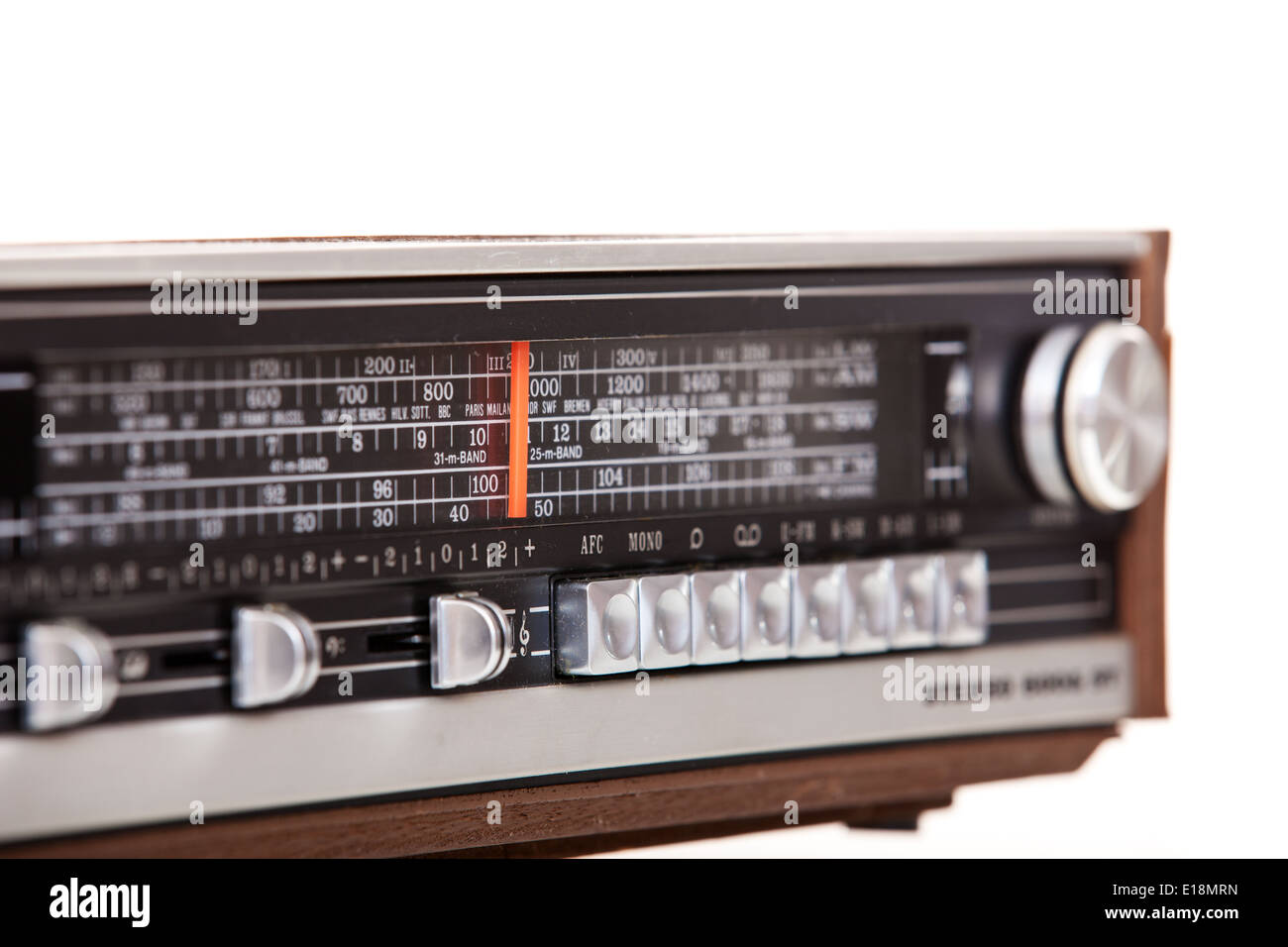 Old retro radio device Stock Photo - Alamy