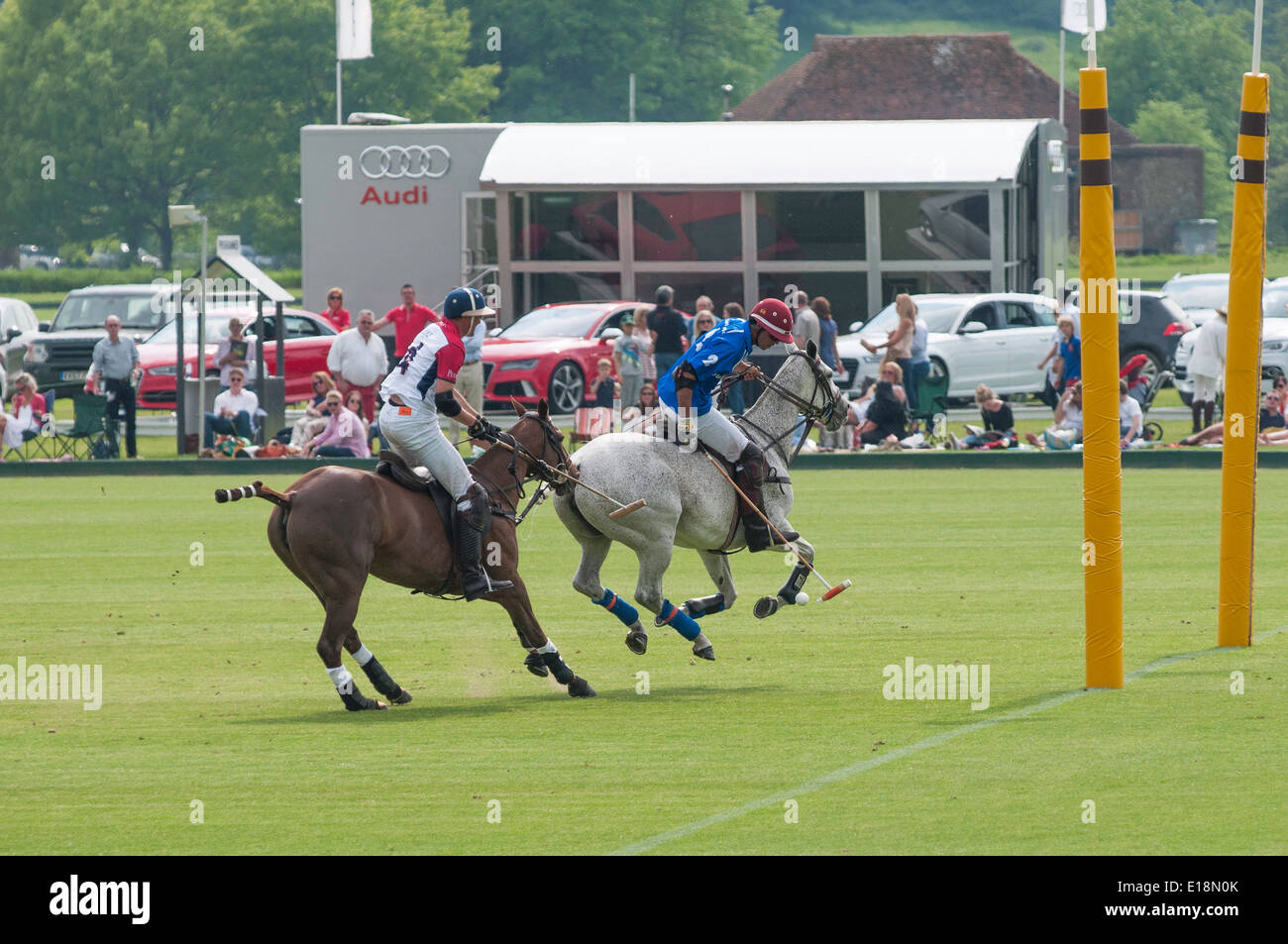 Polo at Cowdray Park , Sussex UK , during an international between ...