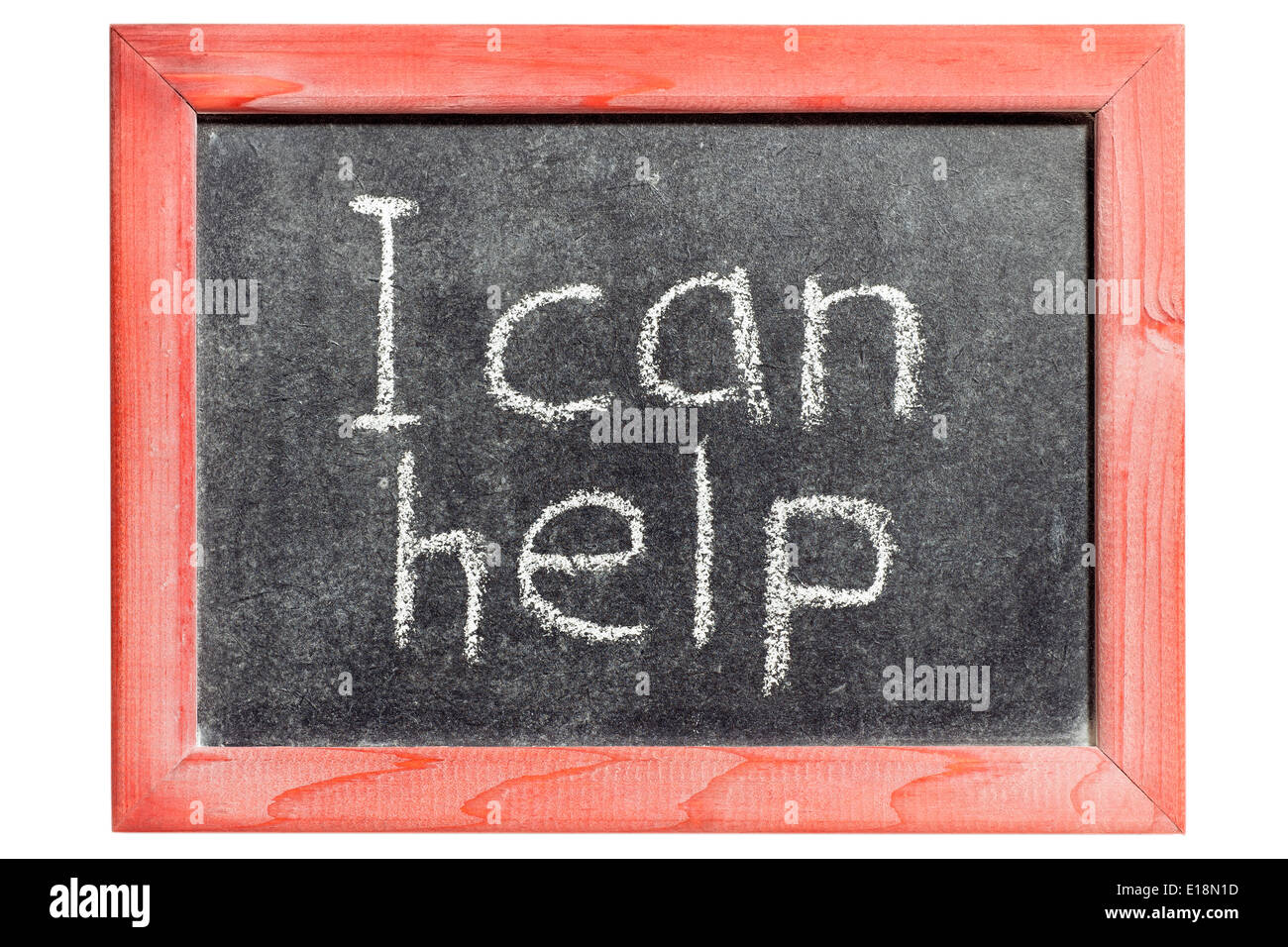 I can help phrase handwritten on isolated vintage blackboard Stock ...