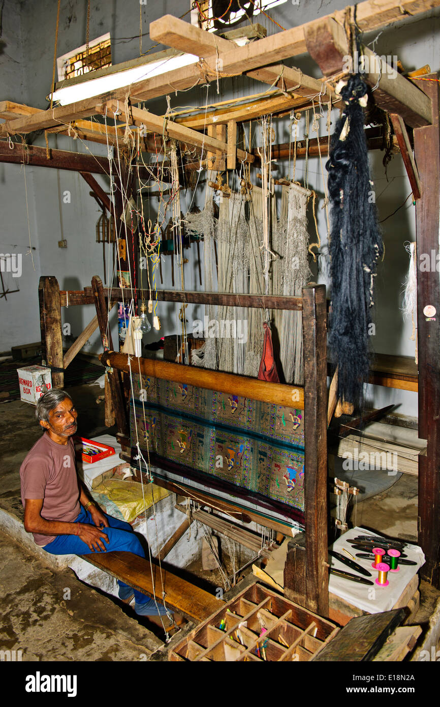 Silk Weavers India High Resolution Stock Photography and Images - Alamy