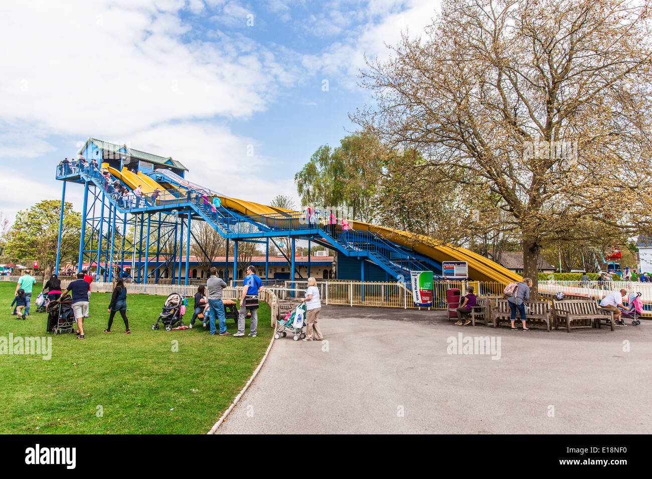 Wave Runner water coaster, Paultons Park, Southampton, England, United ...