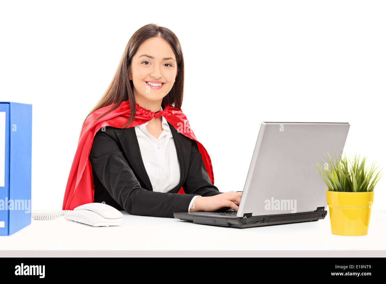 Superhero pose girl strong hi-res stock photography and images - Alamy