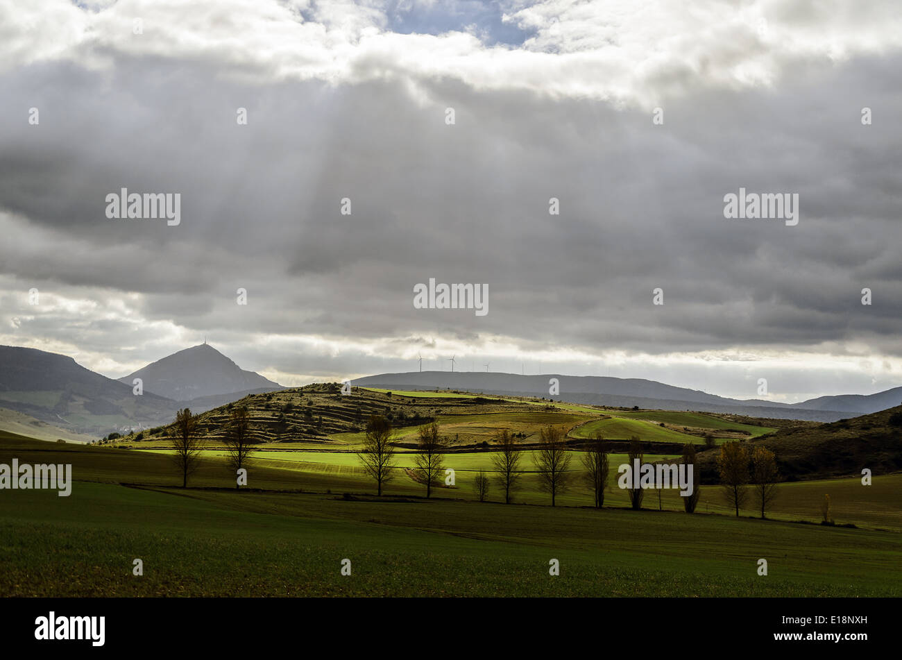 Falling sun rays Stock Photo - Alamy