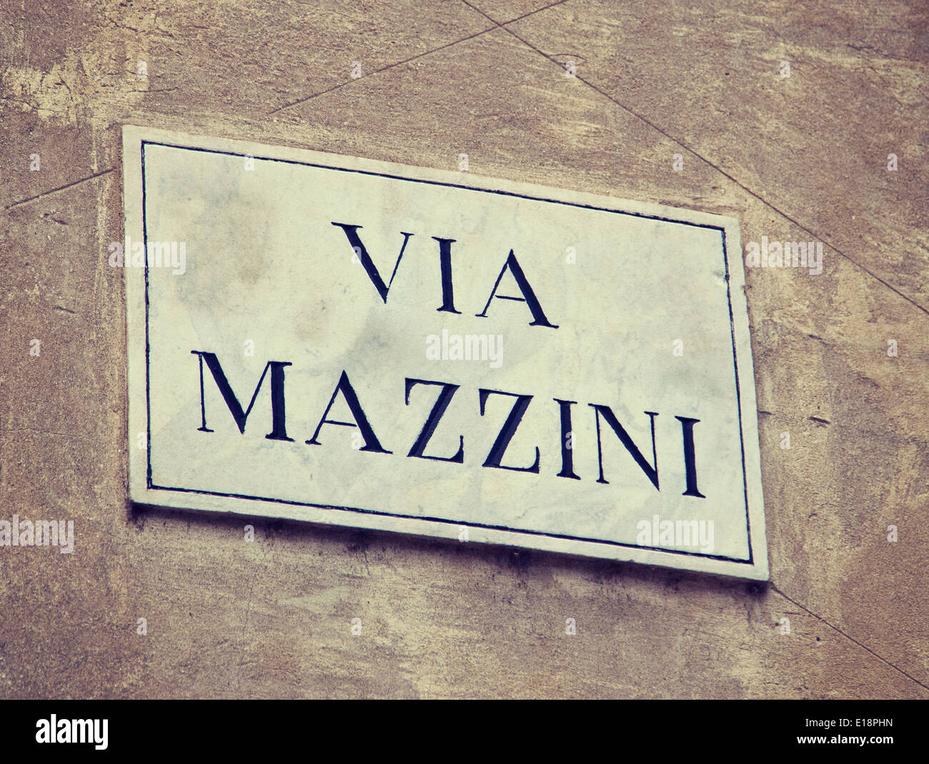 Verona street name hi-res stock photography and images - Alamy