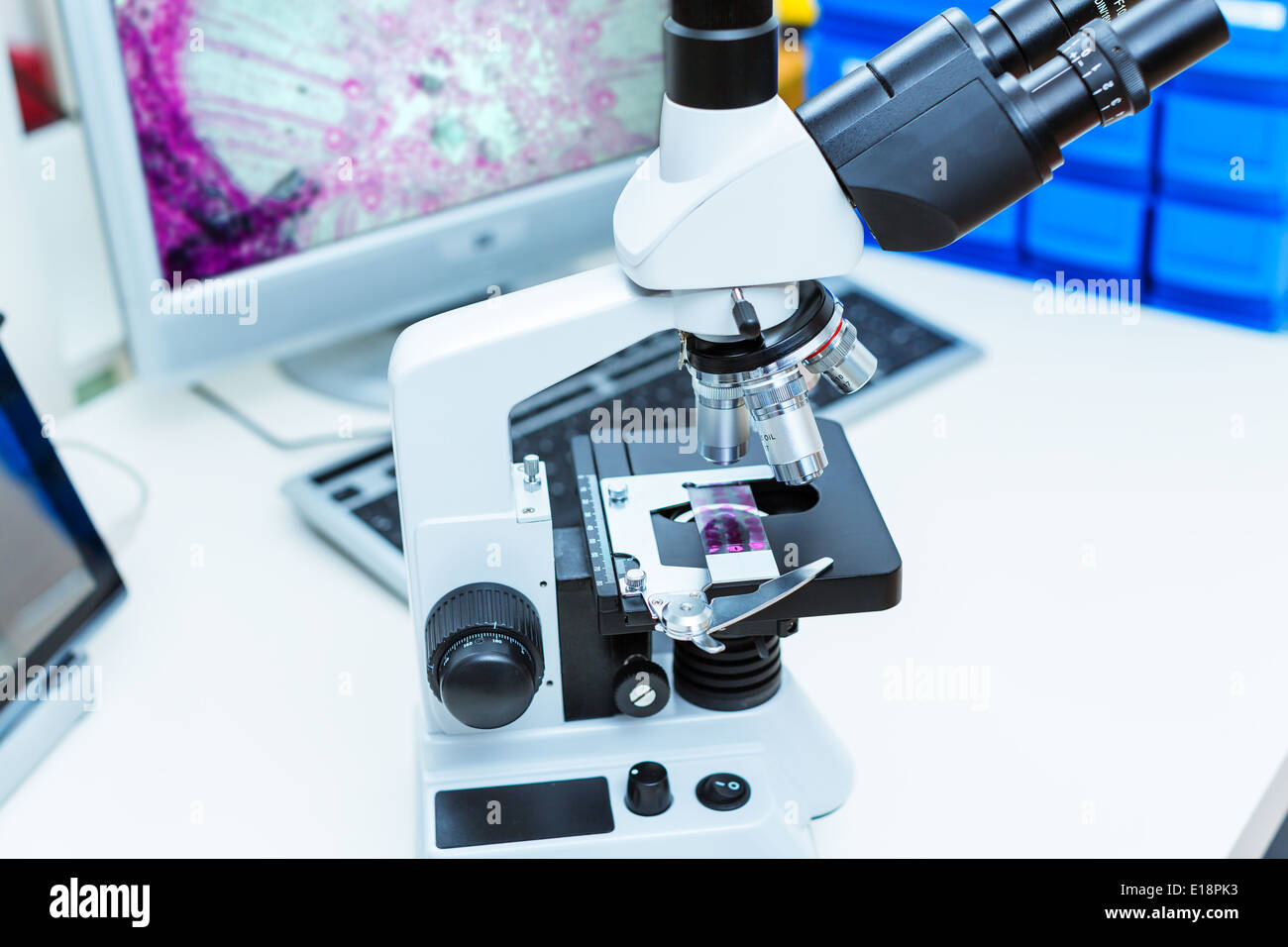 Light microscope image hi-res stock photography and images - Alamy