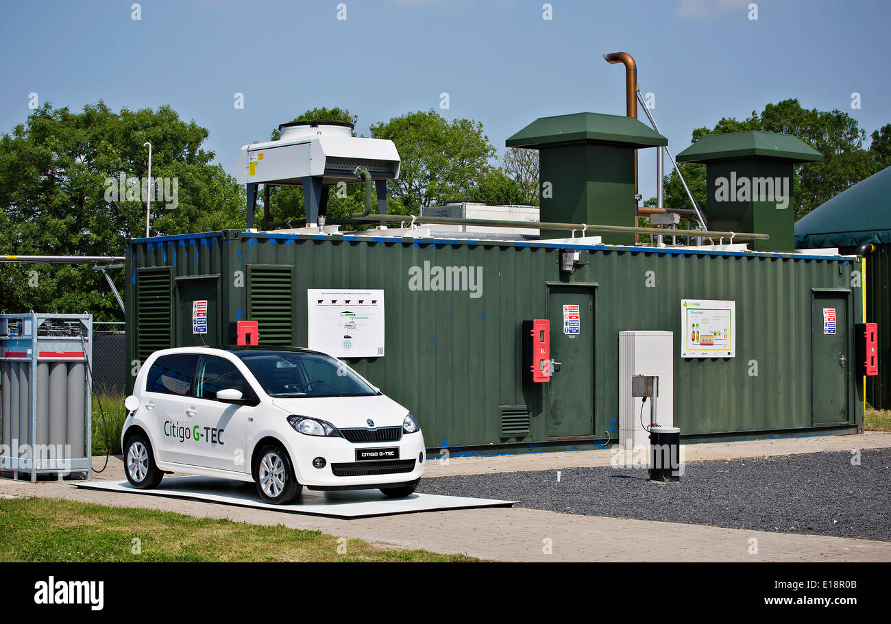 Biogas filling station hi-res stock photography and images - Alamy