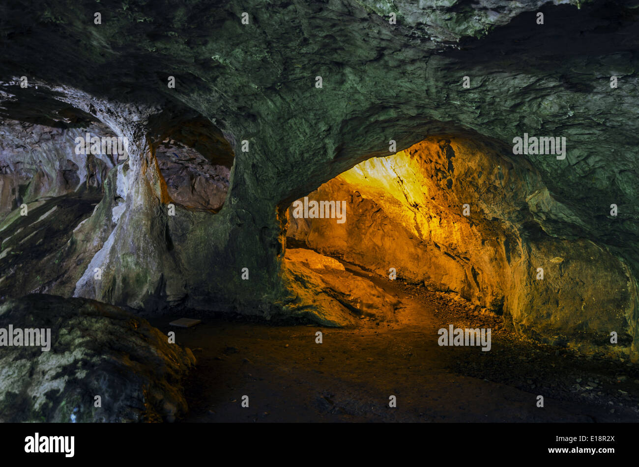 Picture inside the cave Stock Photo - Alamy