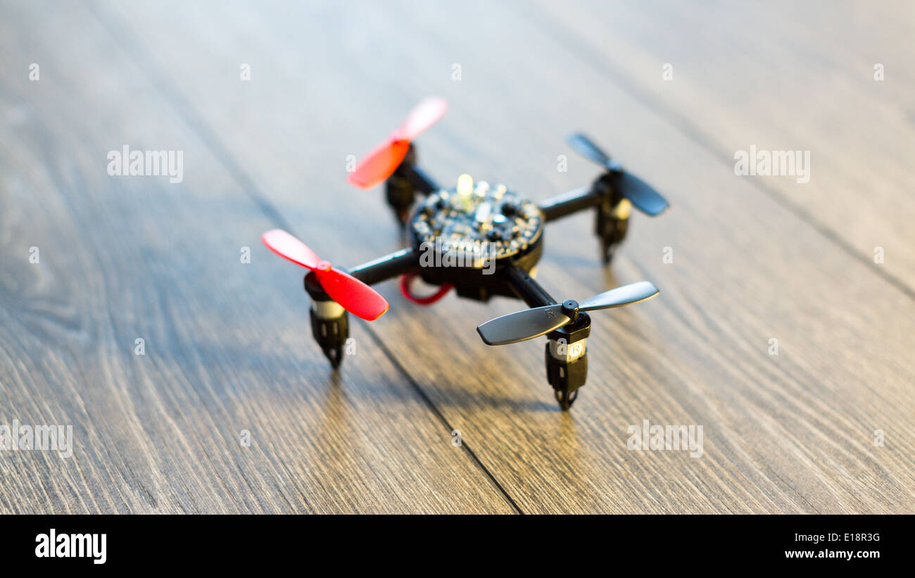 small helicopter toy quadrocopter Stock Photo - Alamy