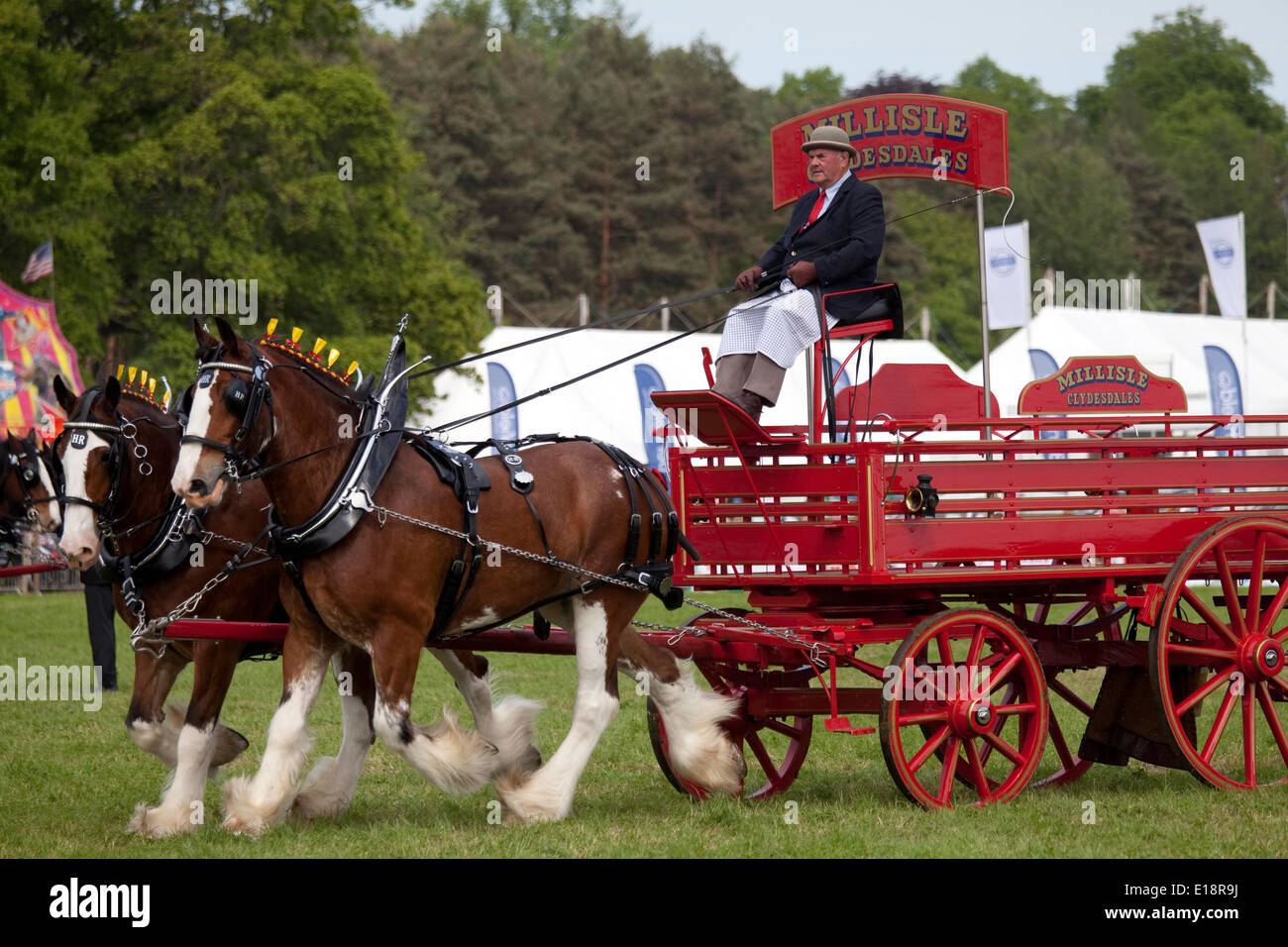 Stocksfield, UK, 26th May, 2014. Hugh Ramsay driving his Millisle ...