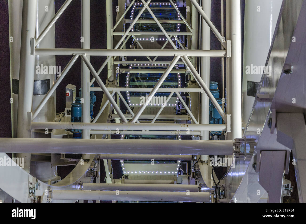 Inside ferris wheel Stock Photo - Alamy