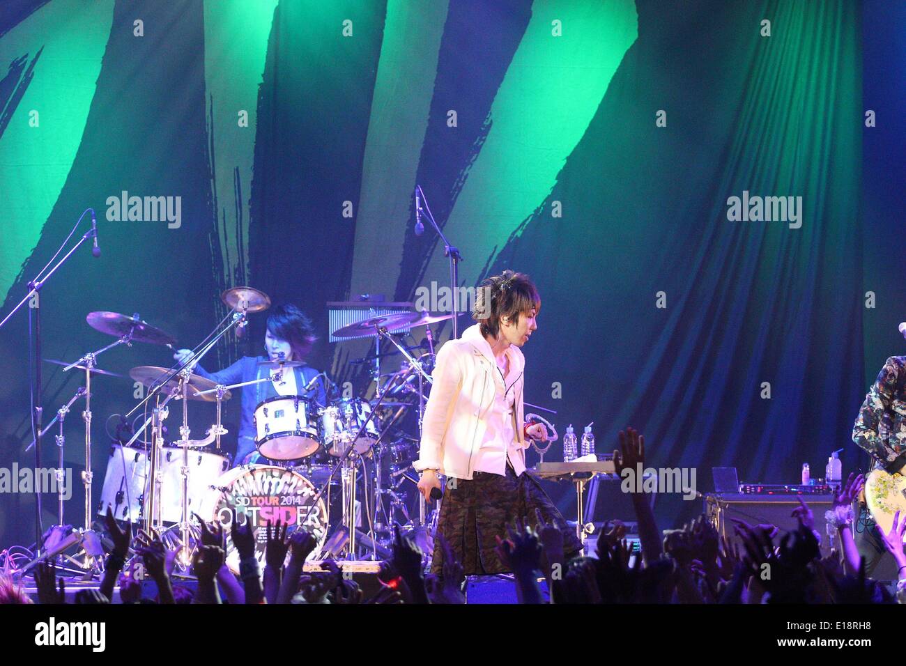 Taipei, China. 25th May, 2014. Japanese rock band SID hold concert in ...