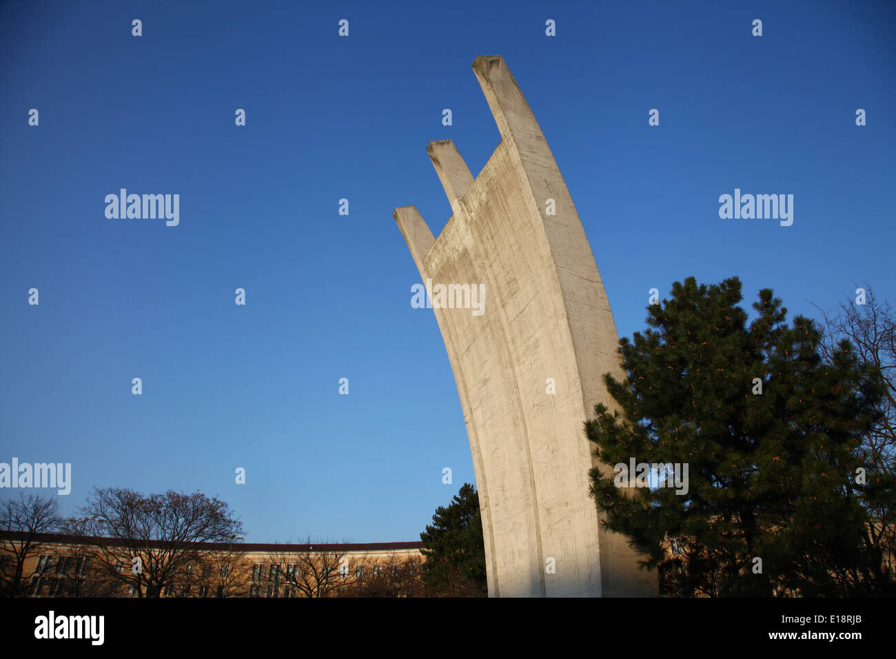 The monument for the Berlin airbridge is seen at former Tempelhof ...