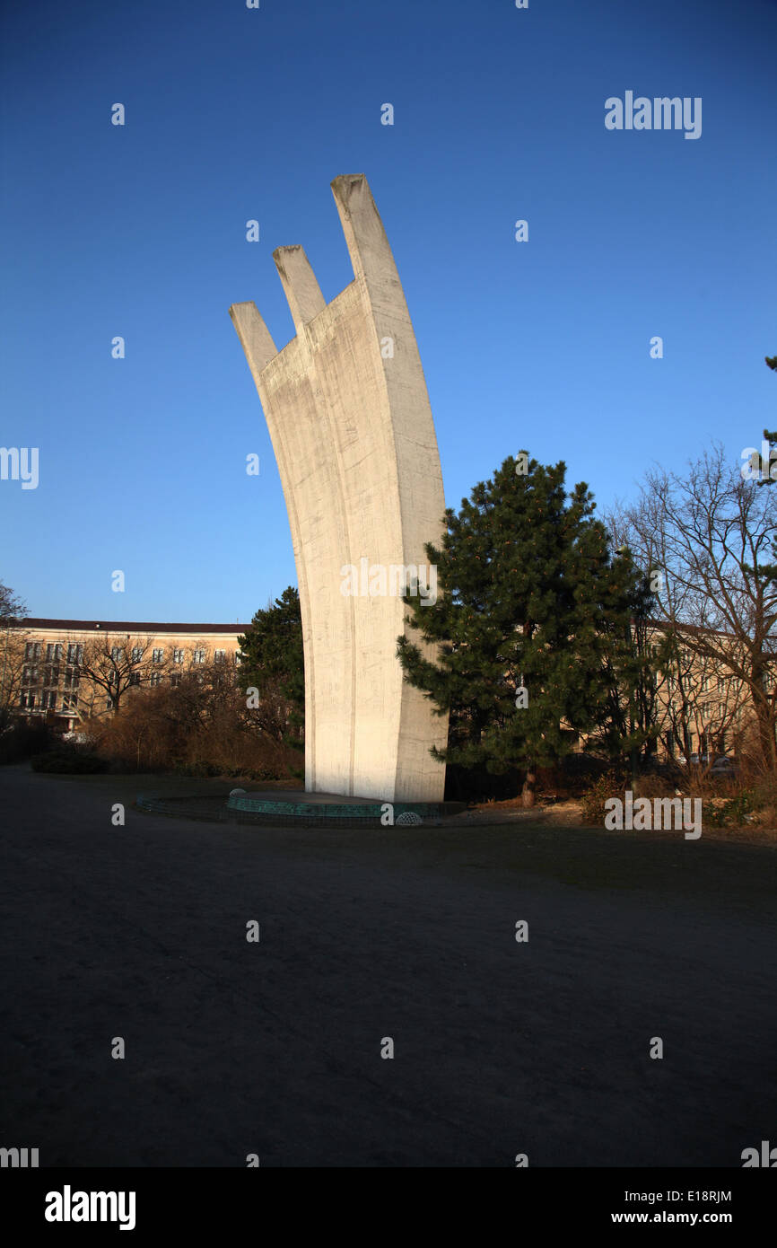 The monument for the Berlin airbridge is seen at former Tempelhof ...