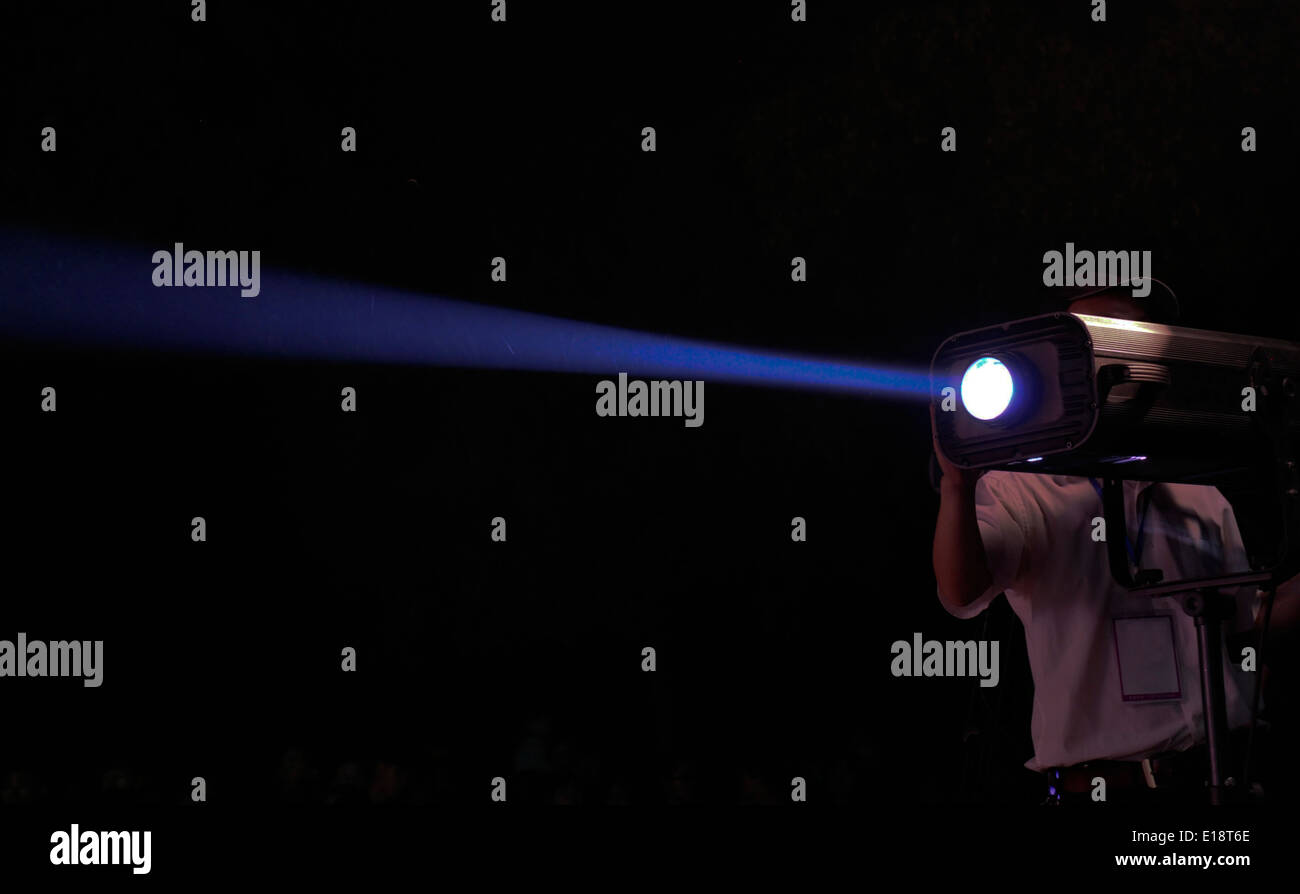 Stage spotlight black hi-res stock photography and images - Alamy