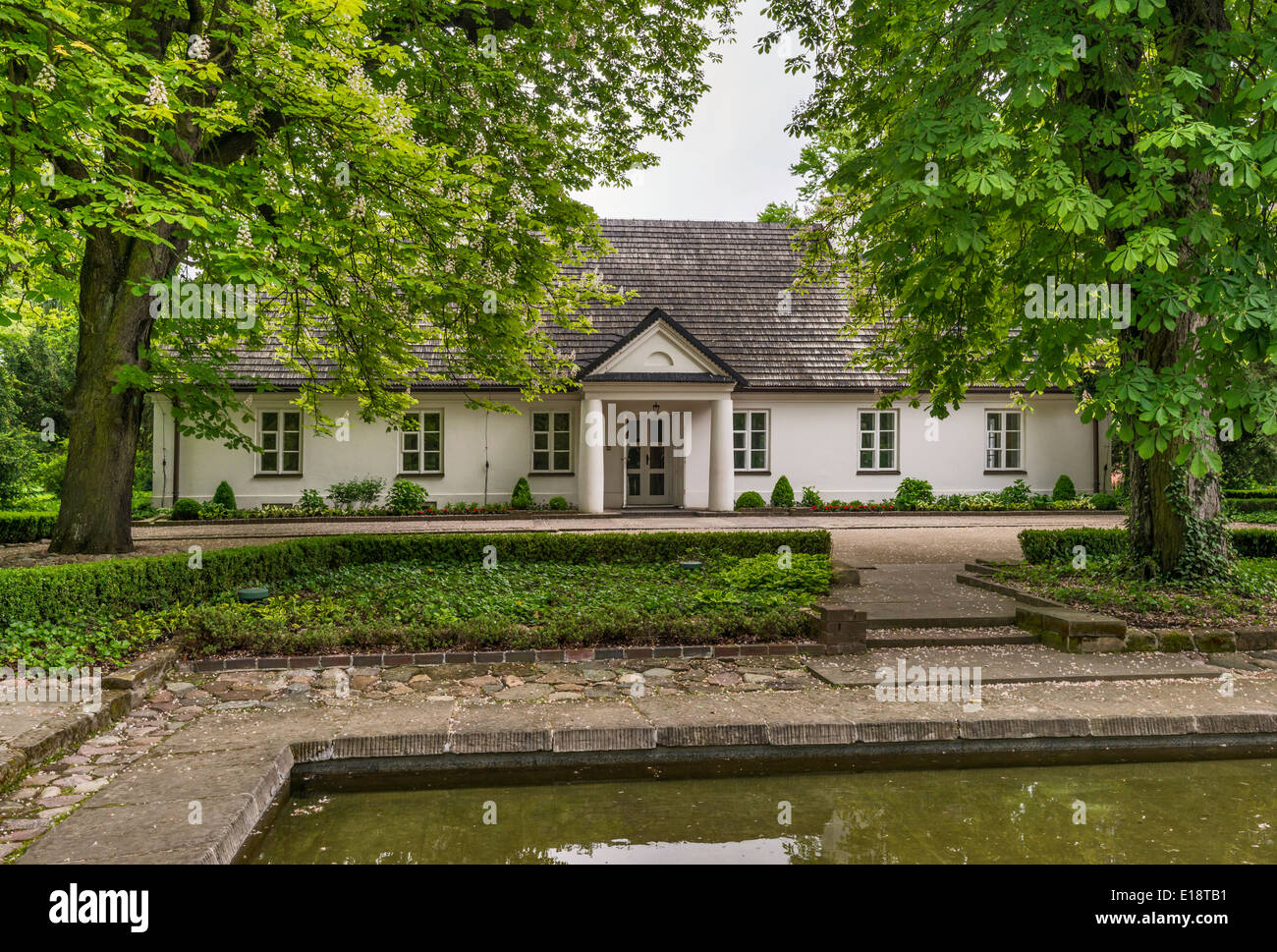 Chopin Museum at house Frederic Chopin was born, blooming horse ...