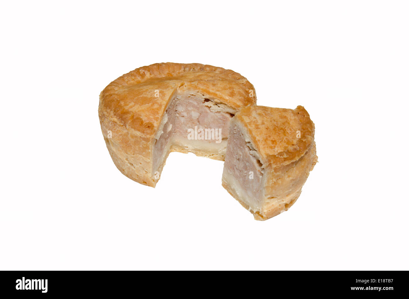 British pork pie Cut Out Stock Images & Pictures - Alamy