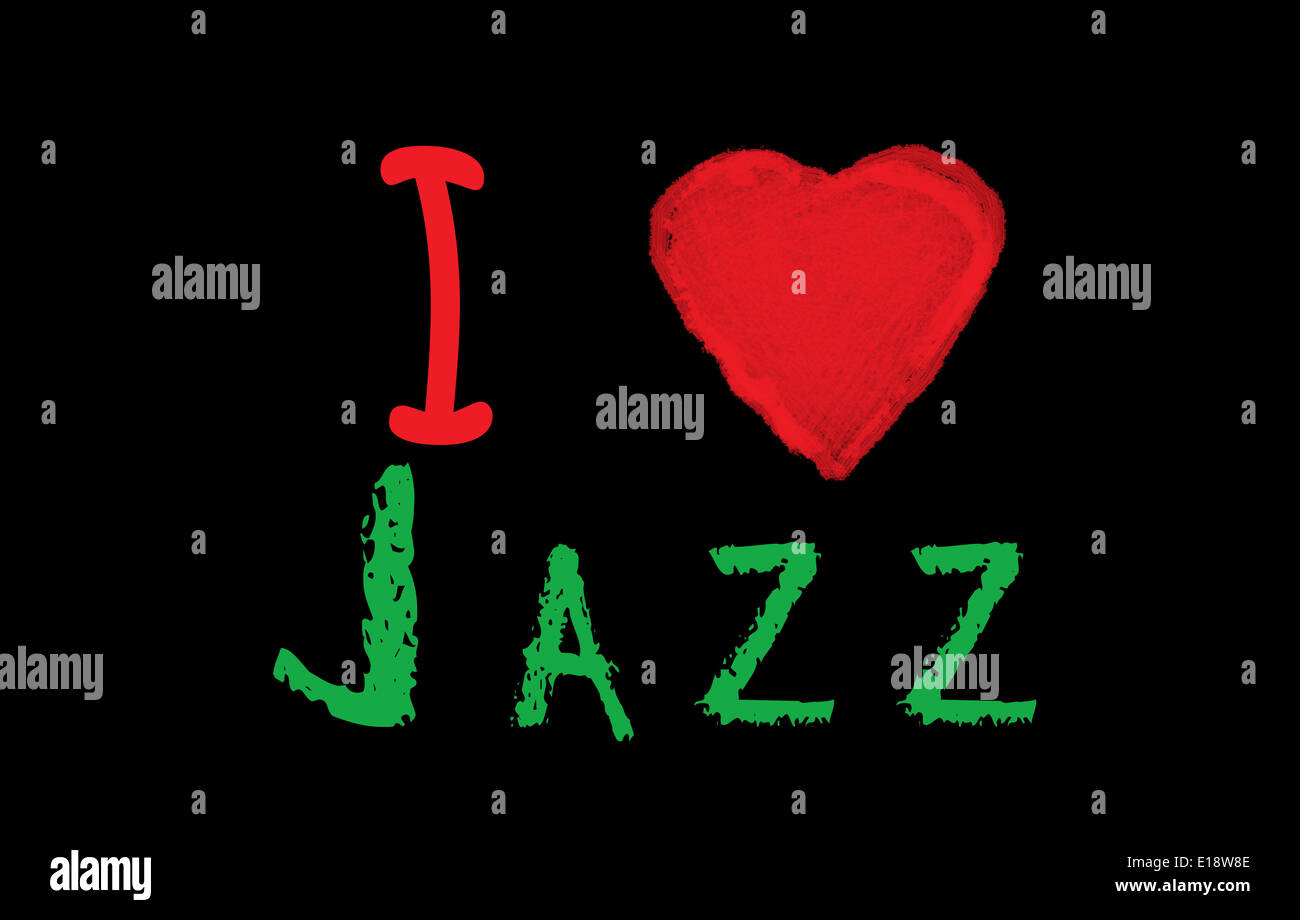 The word jazz drawing hi-res stock photography and images - Alamy