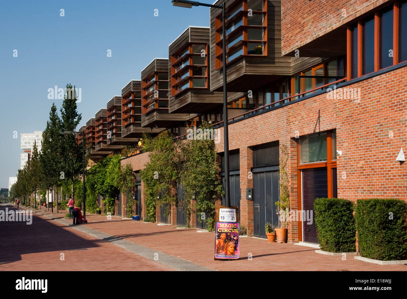 Row houses in borneo sporenburg amsterdam Stock Photo - Alamy