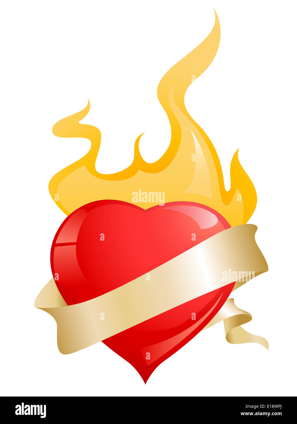 Fire ribbon hi-res stock photography and images - Alamy