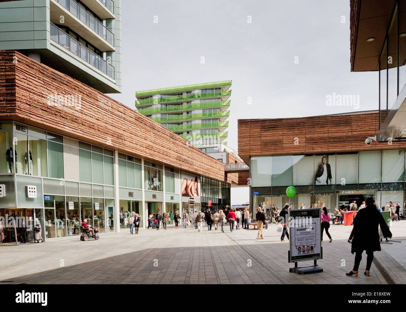 Shopping Square Centre in Almere The Netherlands Stock Photo - Alamy