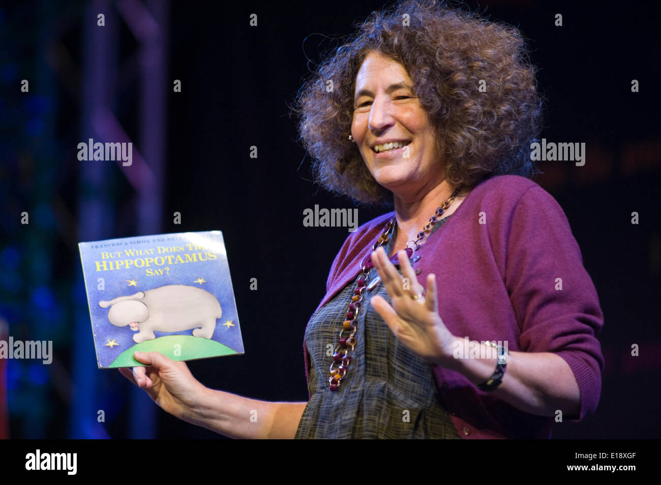Francesca Simon author of "Horrid Henry" children's books talking about ...
