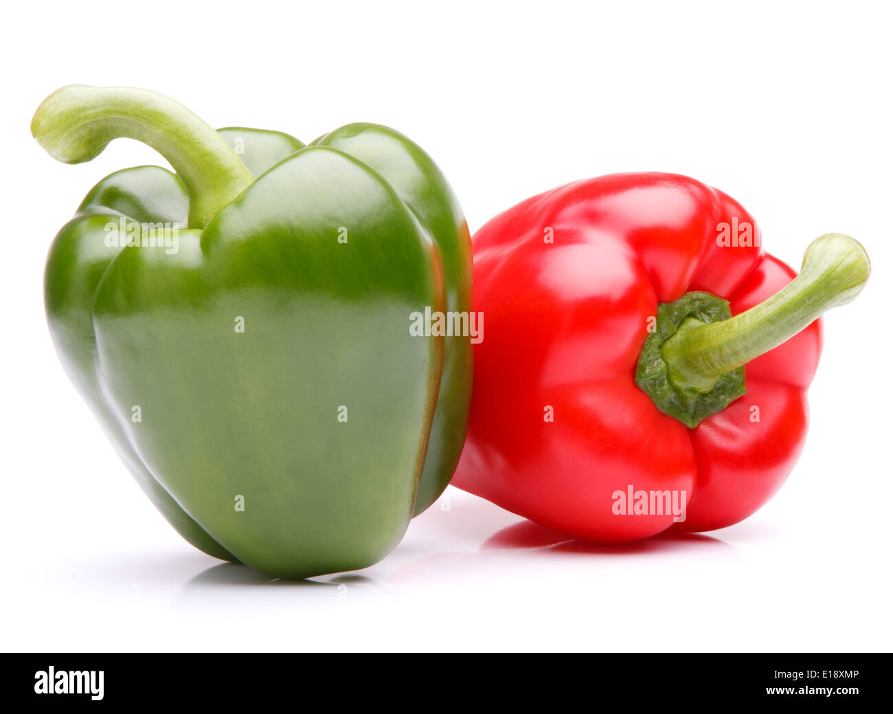 Sweet bell pepper isolated on white background cutout Stock Photo - Alamy