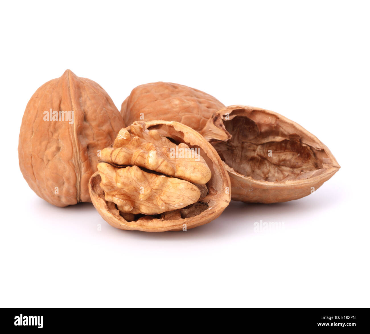 Walnut isolated on white background Stock Photo - Alamy