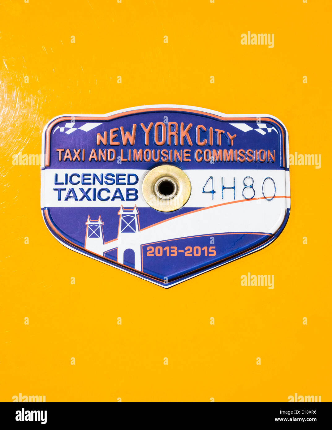 Taxicab medallion hi-res stock photography and images - Alamy