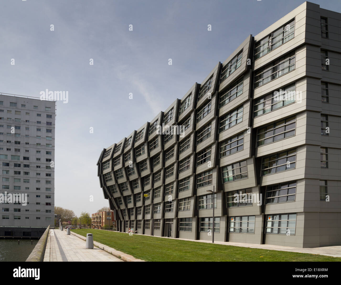 Hotel on waterfront in Almere by Will Arets Architect, The Netherlands ...