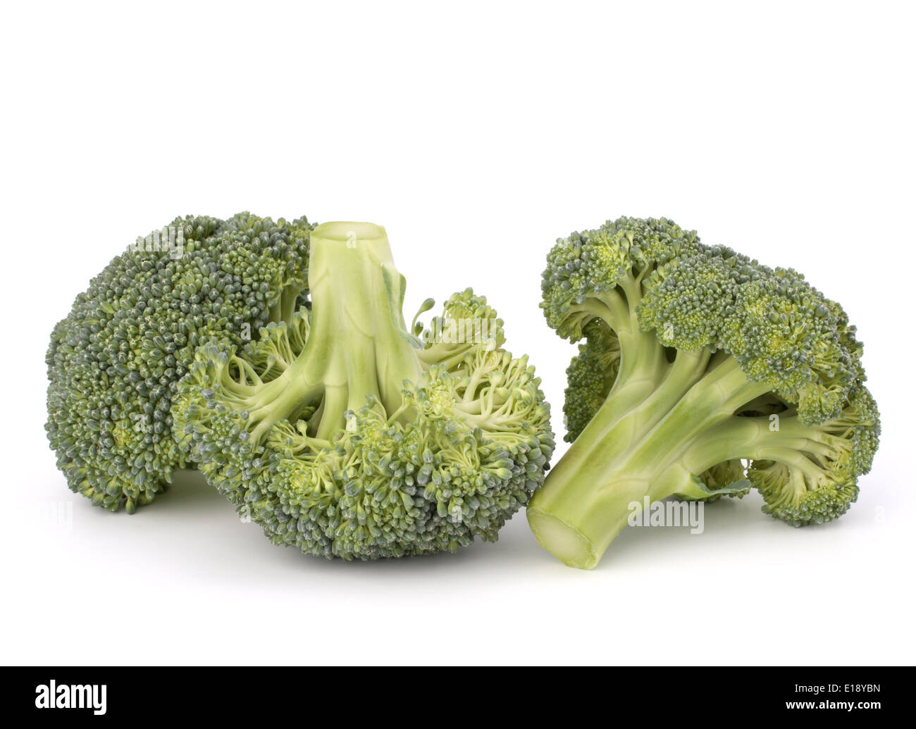 Broccoli vegetable isolated on white background Stock Photo - Alamy