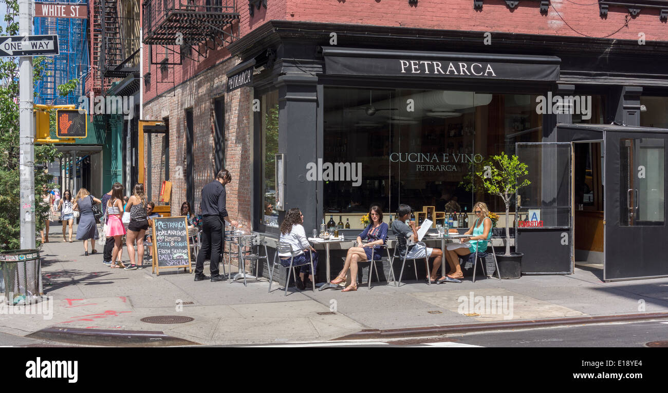 Restaurant in tribeca, new york city hi-res stock photography and ...